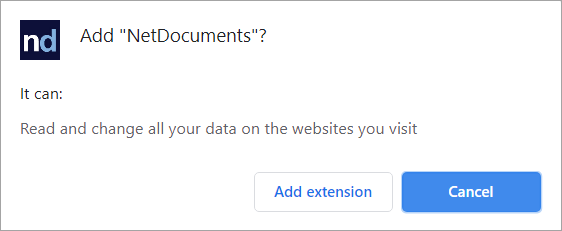 NetDocuments Browser Extension Administration