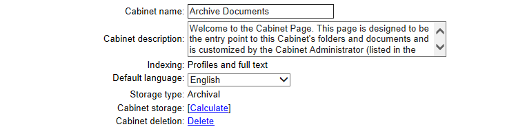 Cabinet Administration Overview