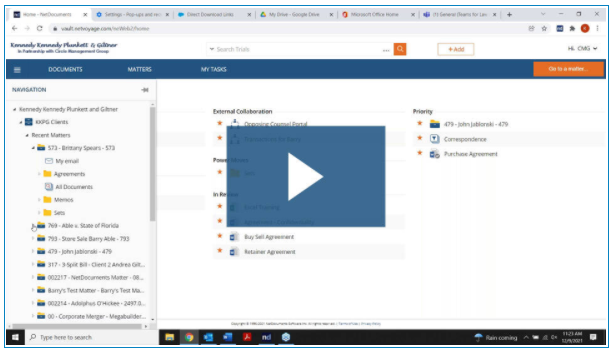 NetDocuments Tips-N-Tricks Webinars