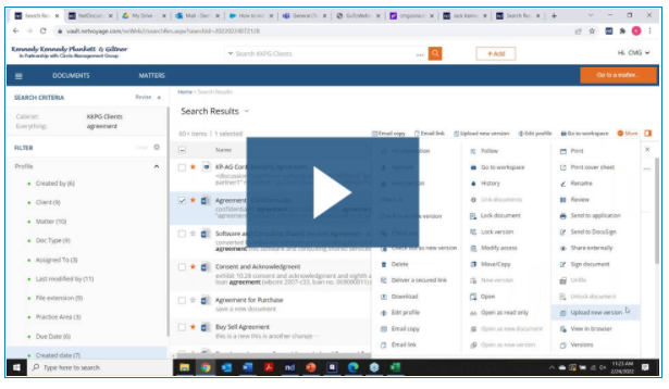 NetDocuments Tips-N-Tricks Webinars
