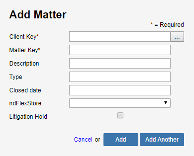 How to Add or Edit a Profile Value (Client/Matter)
