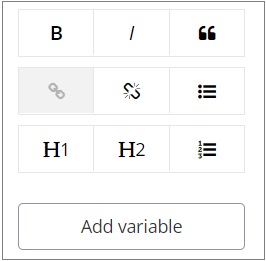 PatternBuilder Variable Types