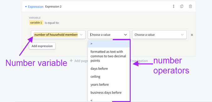 PatternBuilder Variable Types