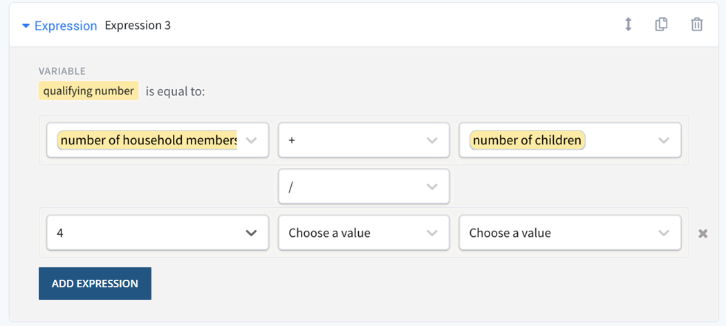 PatternBuilder Expression Operators