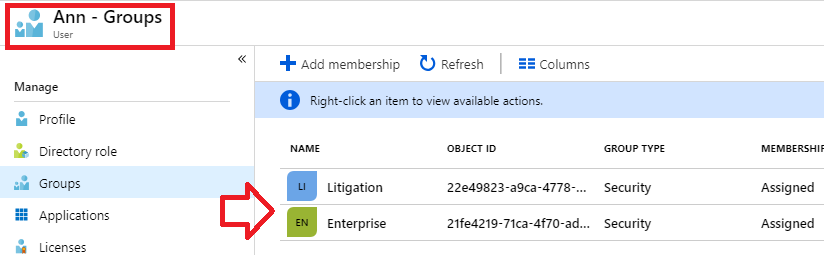 Windows Azure Active Directory Group Claims