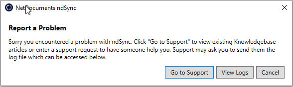 Guide to NetDocuments logs