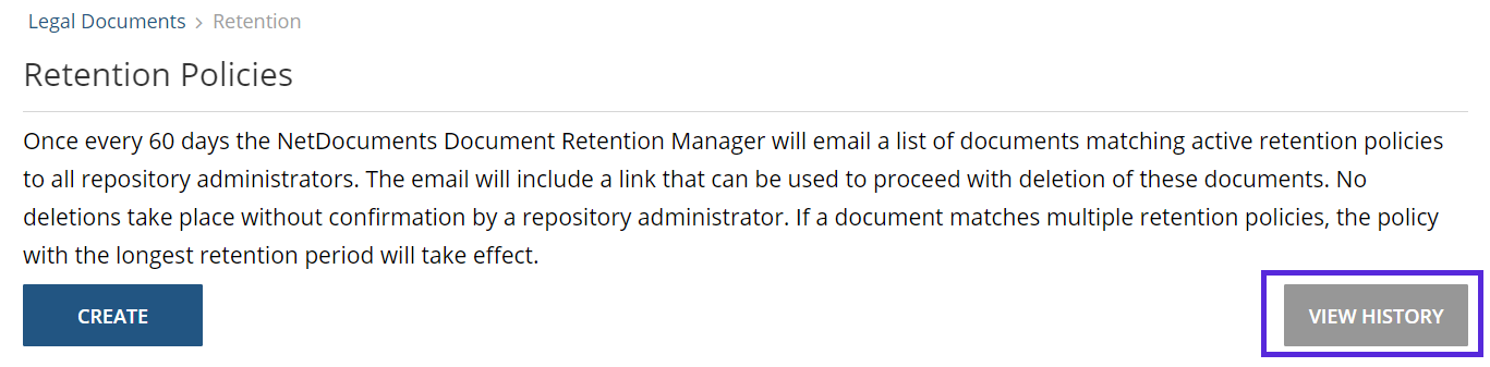 Document Retention Policies