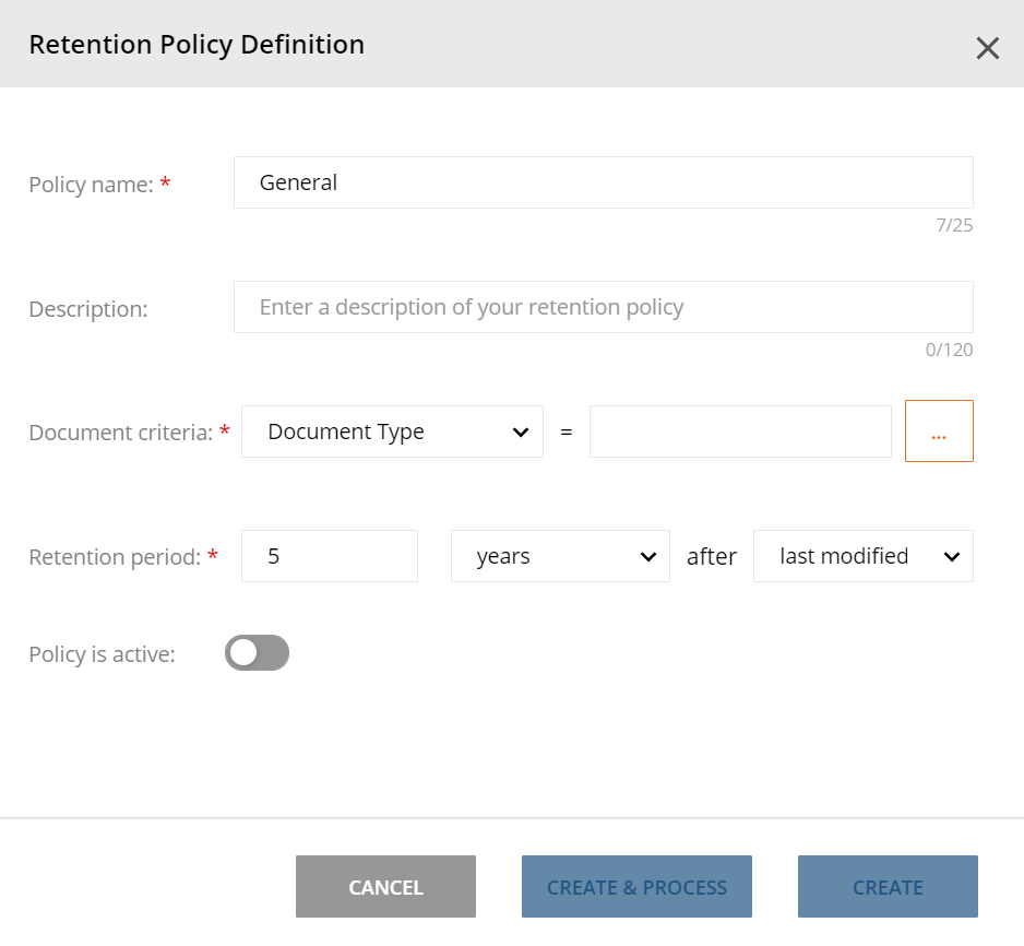 Document Retention Policies