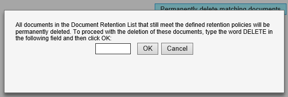 Document Retention Policies