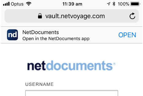 NetDocuments links in iOS are opening in Safari instead of the ...