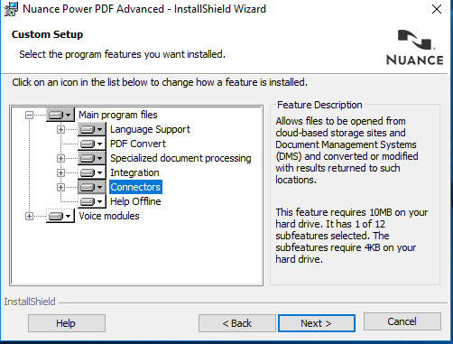 Using Nuance Power PDF with ndOffice