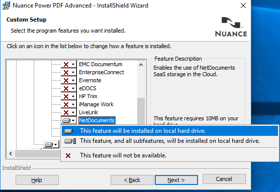 Using Nuance Power PDF with ndOffice