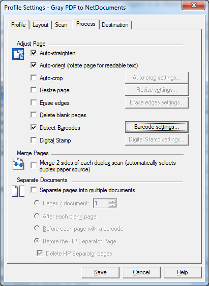 Setting up Custom Scanner Profiles for SDSS Scanners