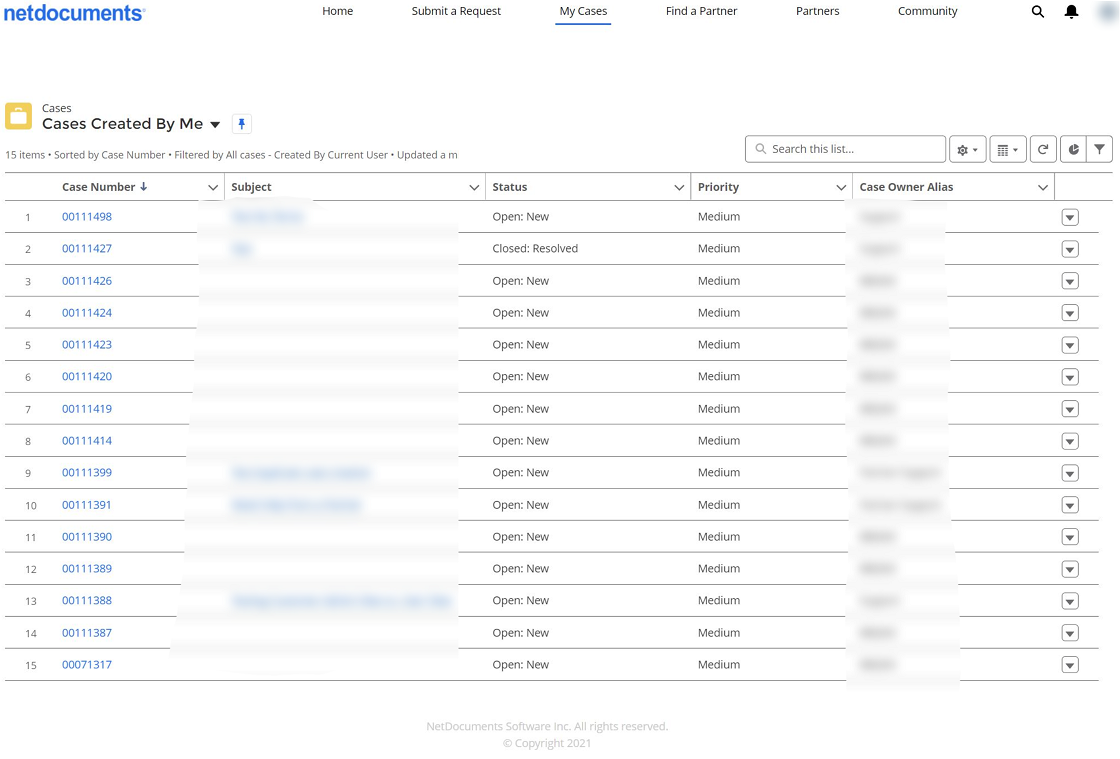 New NetDocuments Customer Support Community