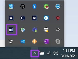 Locate your ndOffice Echo folder