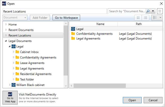 ndOffice Interface and Navigation