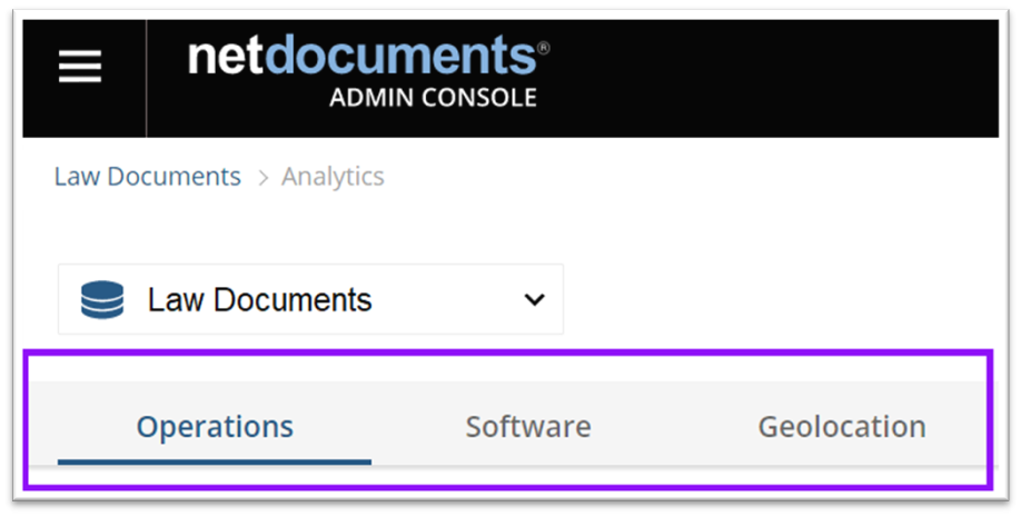 Analytics Administration