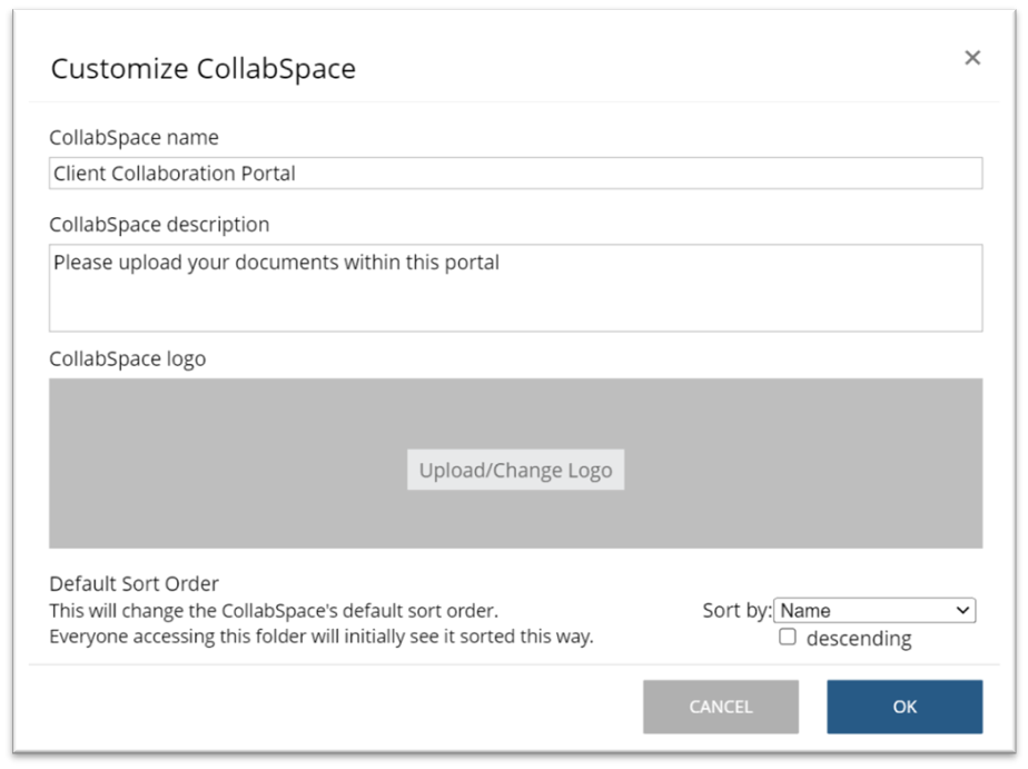 CollabSpace Interface Overview
