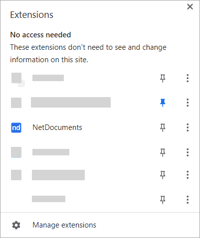 How to Use the NetDocuments Browser Extension