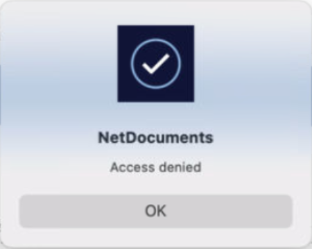 Using NetDocuments on a Mac