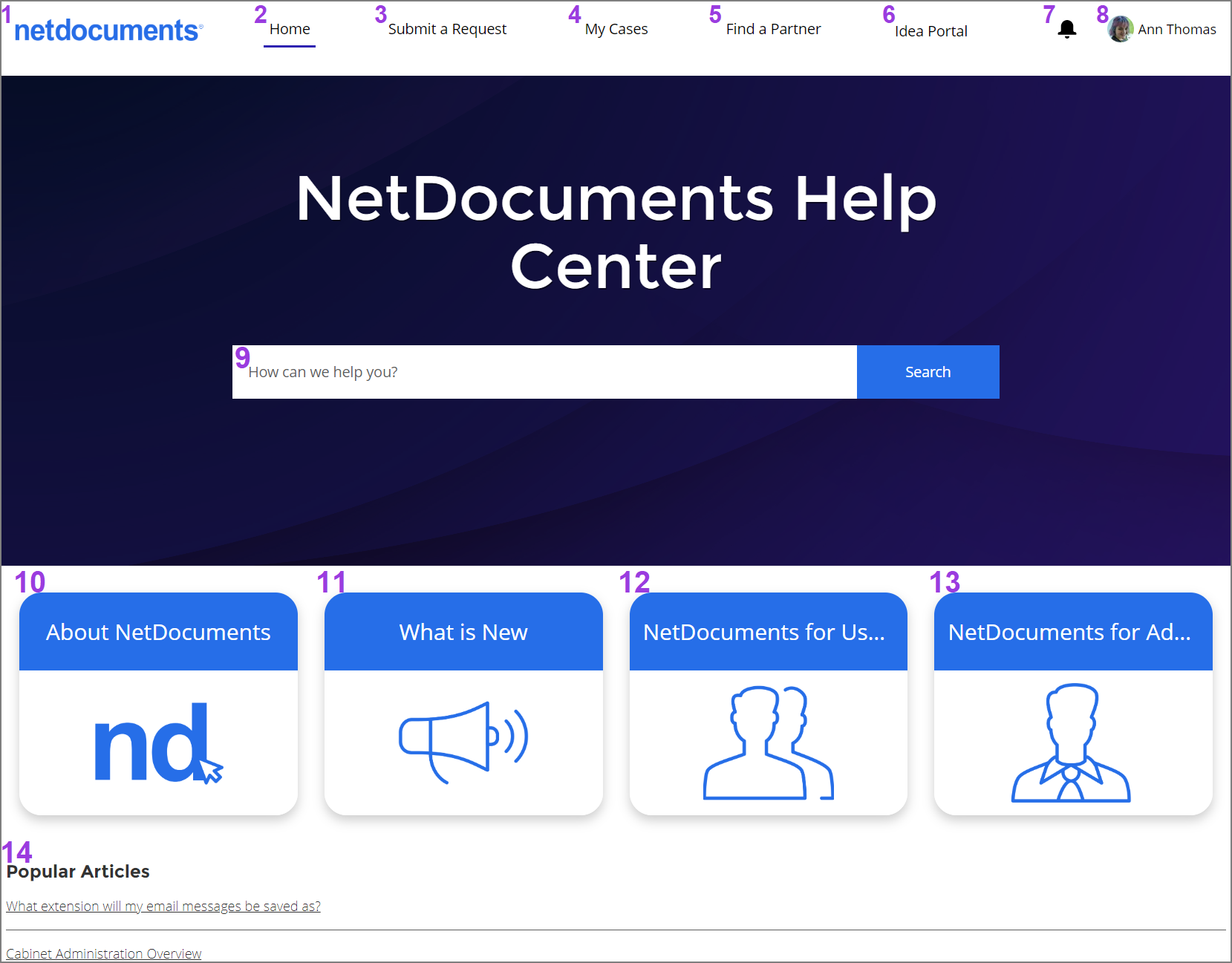 How to Use the Support Site