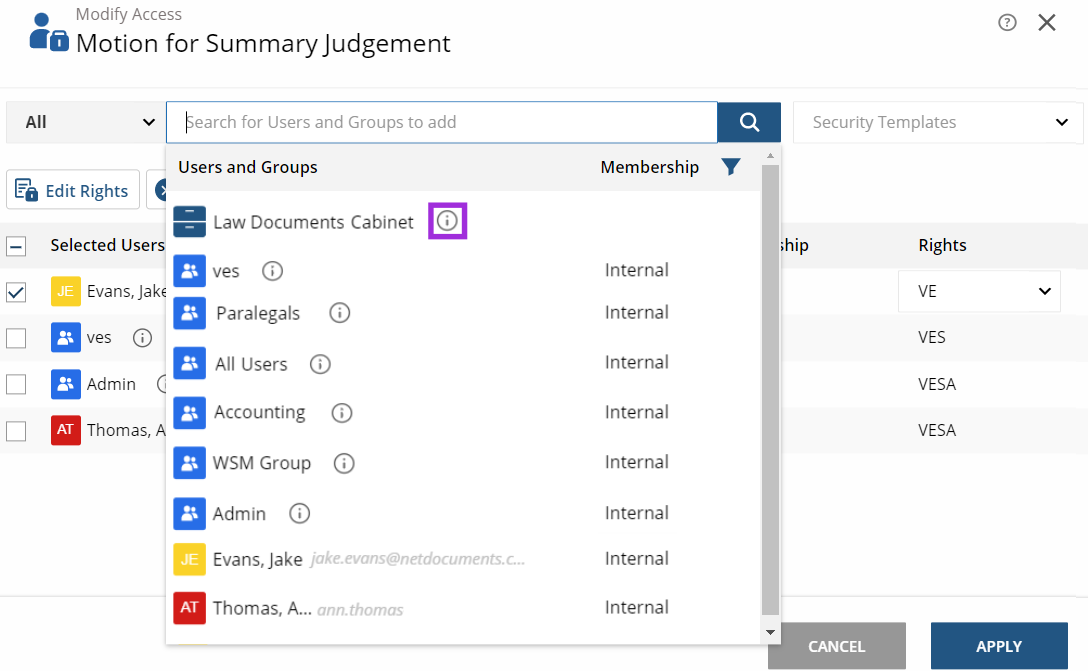 Modify Access Redesign - January 20, 2022