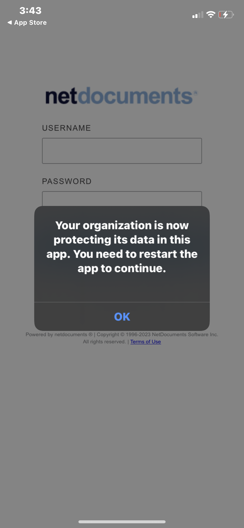 NetDocuments for Intune Configuration and Usage