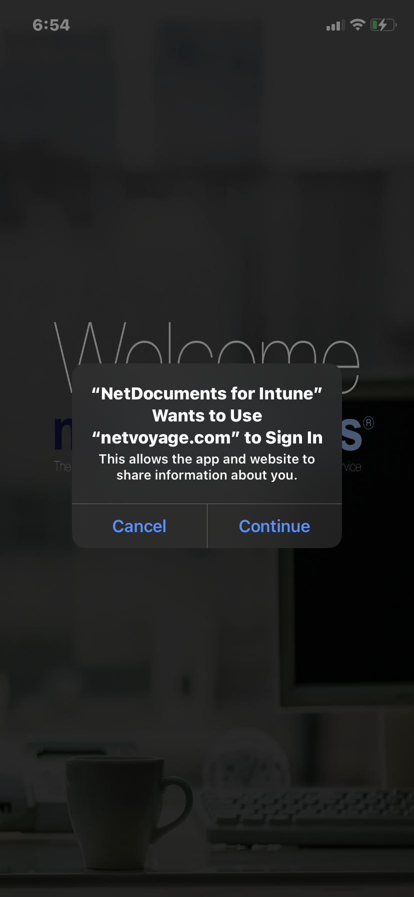 NetDocuments for Intune Configuration and Usage