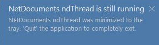 NetDocuments ndThread