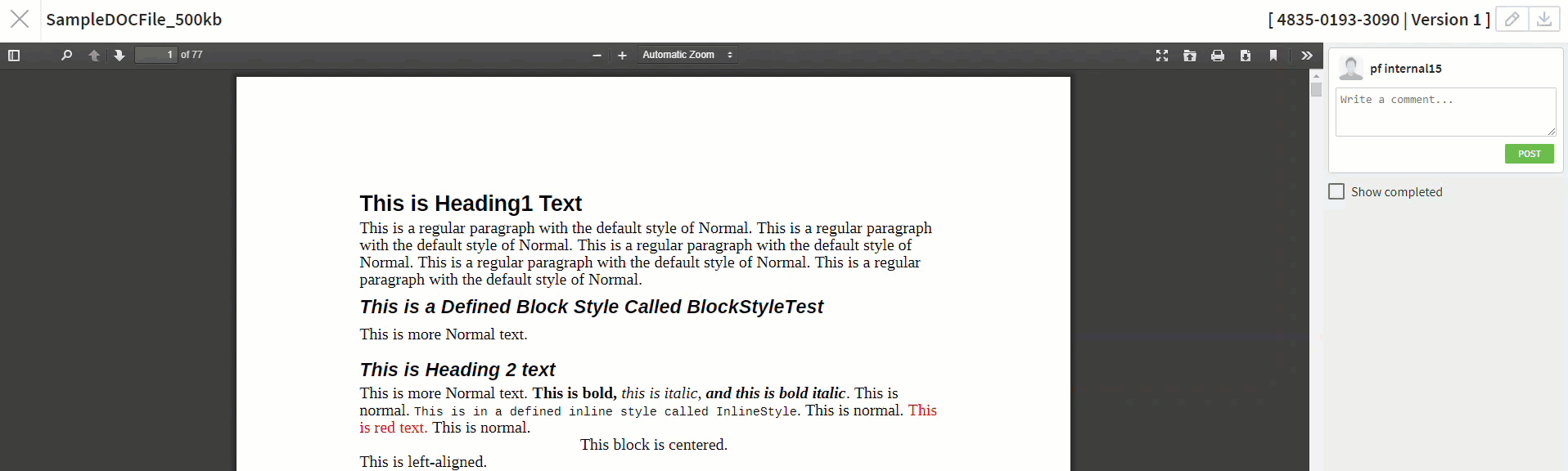 NetDocuments ndThread