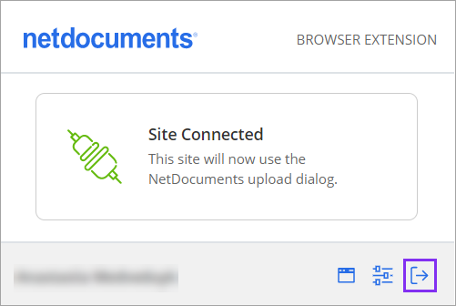 How to Use the NetDocuments Browser Extension