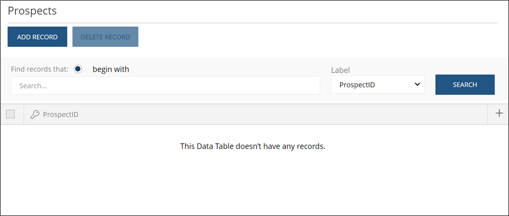 NetDocuments Data Tables