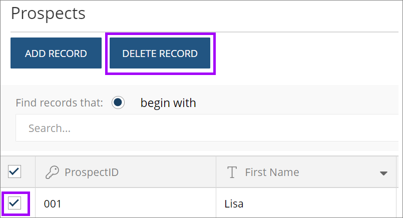 NetDocuments Data Tables