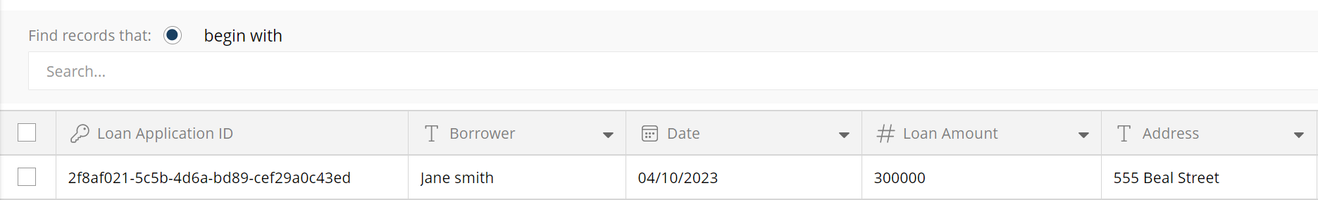NetDocuments Data Tables