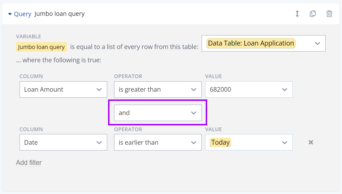 NetDocuments Data Tables