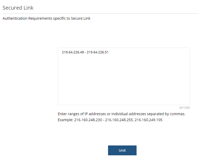Advanced Authentication Options