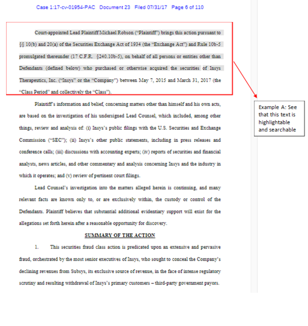 How the 'OCR pages with fewer than character count' Setting works