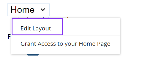Editing Your Home Page