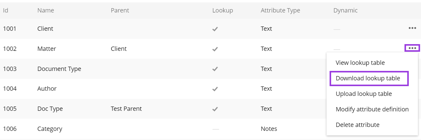 Uploading Lookup Tables
