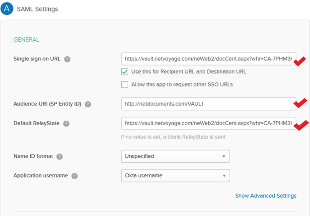 OKTA Custom Application Configuration Instructions