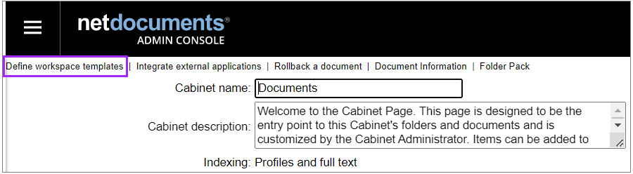 NetDocuments PatternBuilder