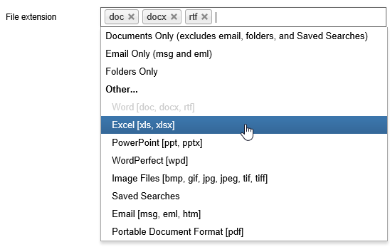 Advanced Search Page