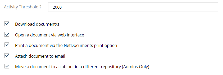 Information and Settings in Admin Console