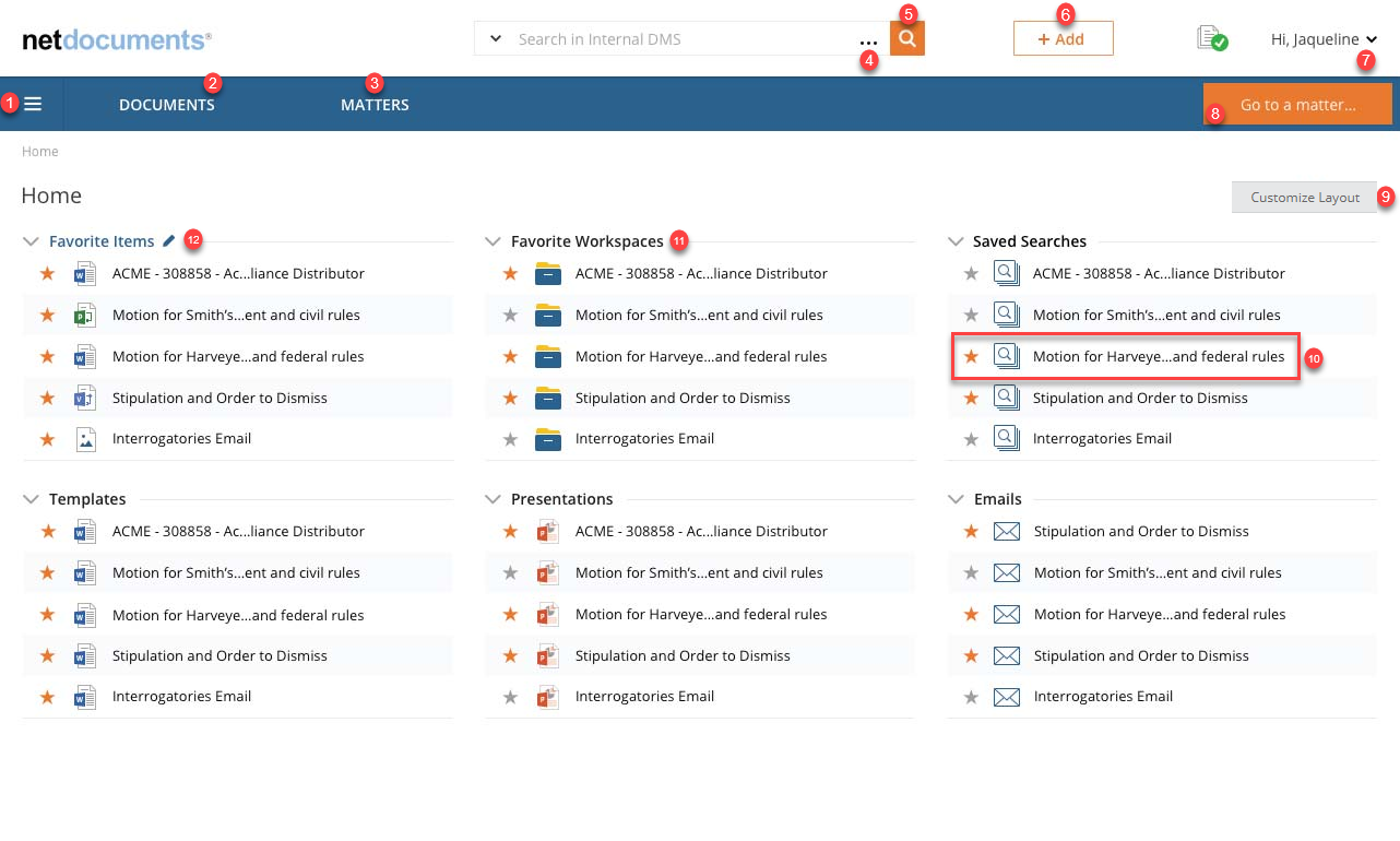 NetDocuments Overview and Navigation