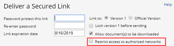 Secure Document Delivery