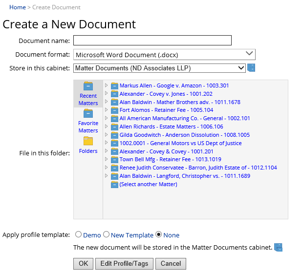Adding Documents
