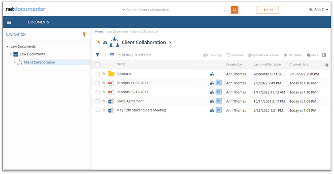 Guide to Receiving a CollabSpace