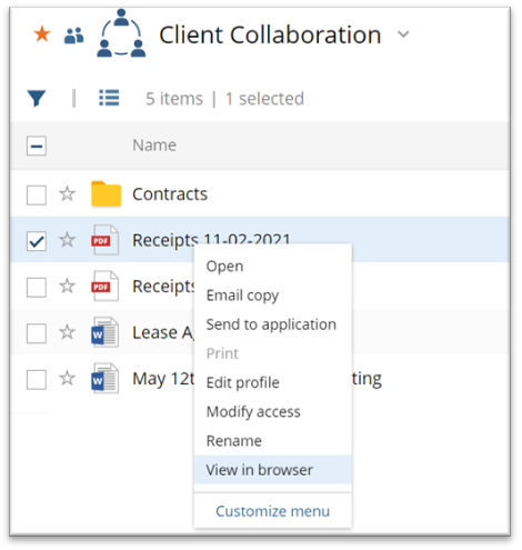 Guide to Receiving a CollabSpace