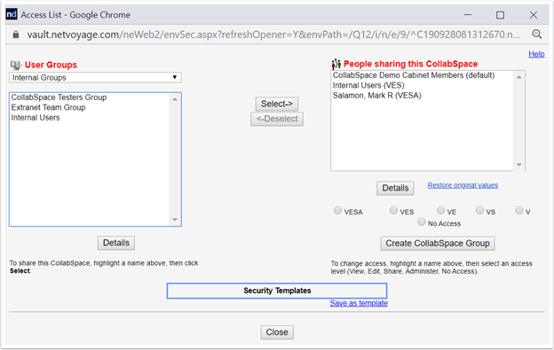 How to Use CollabSpaces