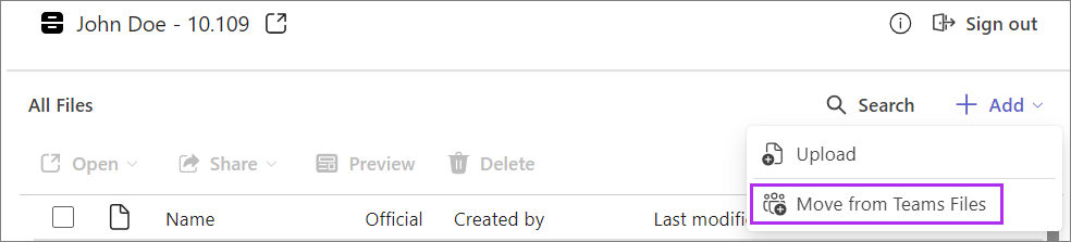 NetDocuments for Microsoft Teams (ChatLink)